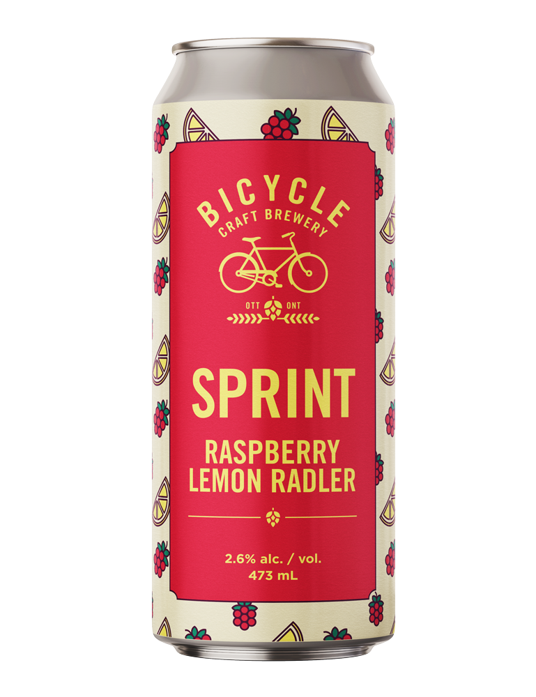 Sprint - Raspberry Lemon Radler – Bicycle Craft Brewery Inc.